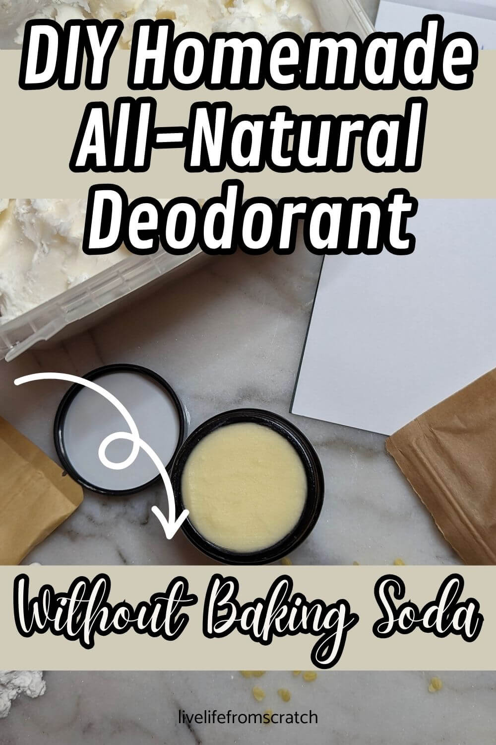 How to Make an Easy Homemade All-Natural Deodorant | Without Baking ...