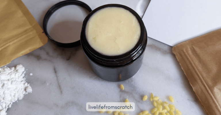 How to make an easy homemade all-natural deodorant - Live Life from Scratch