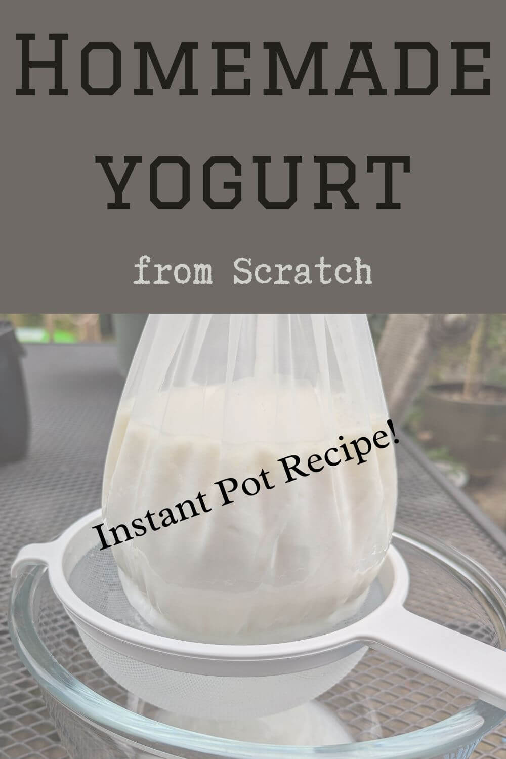 How to Make Homemade Yogurt From Scratch With an Instant Pot - Live ...